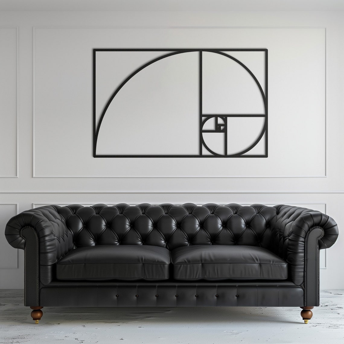 Fibonacci Symbol,fibonacci Metal Art,fibonacci Numbers,golden Ratio ...