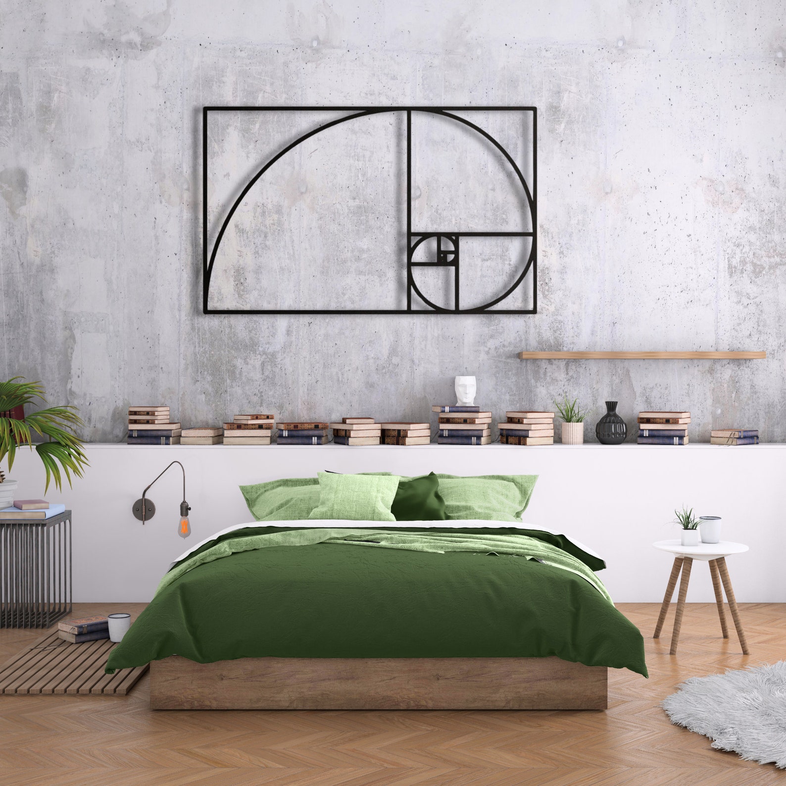 Fibonacci Symbol,fibonacci Metal Art,fibonacci Numbers,golden Ratio ...