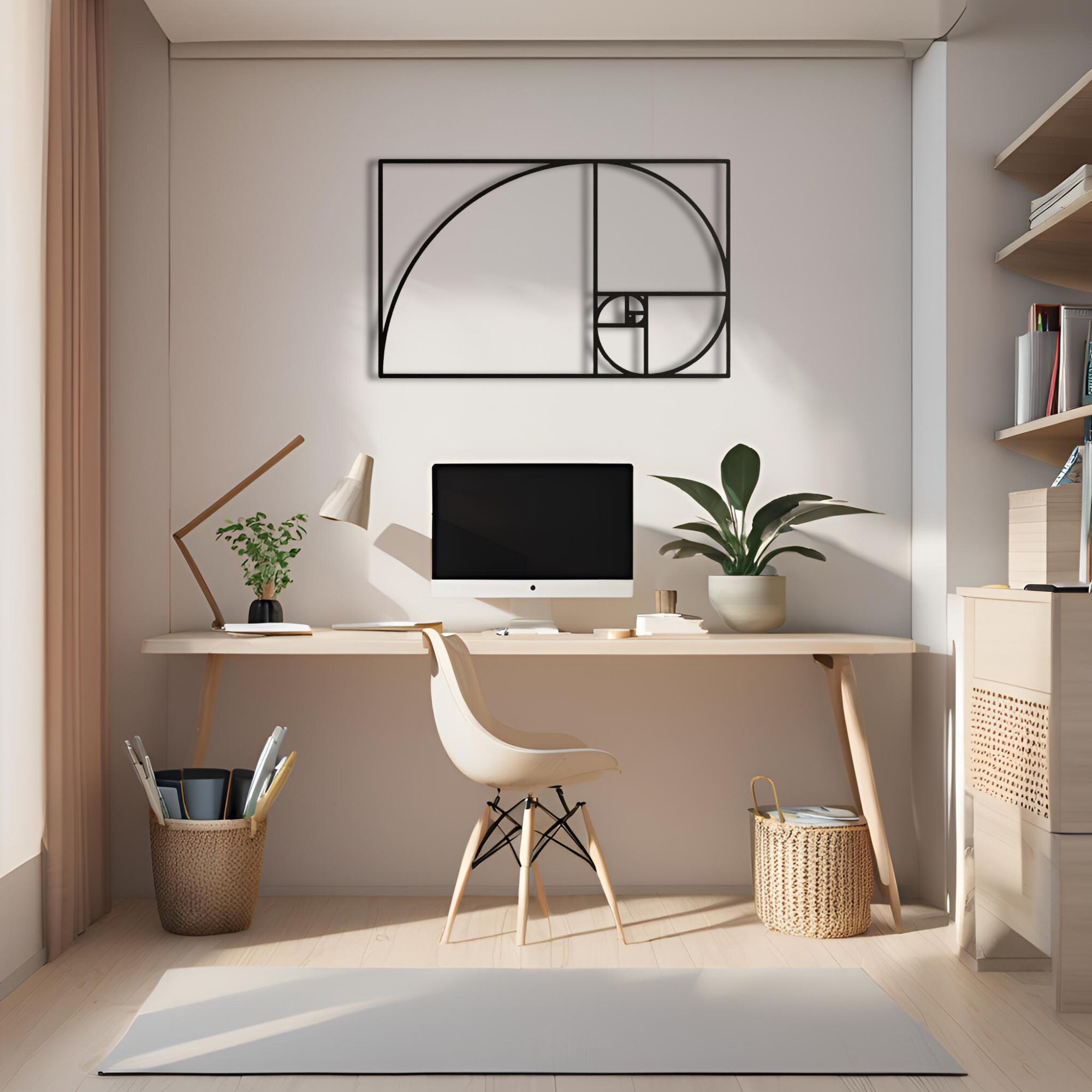 Fibonacci Symbol,fibonacci Metal Art,fibonacci Numbers,golden Ratio ...