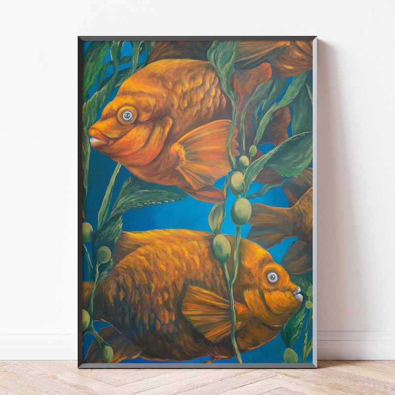 Garibaldi Fish - Etsy