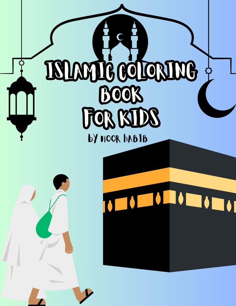 Islamic Coloring Book for Kids - Etsy