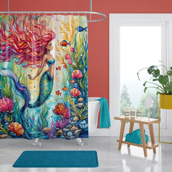 Mermaid Curtain - Etsy