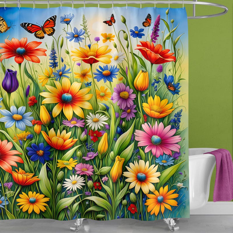 Unique Shower Curtain - Etsy