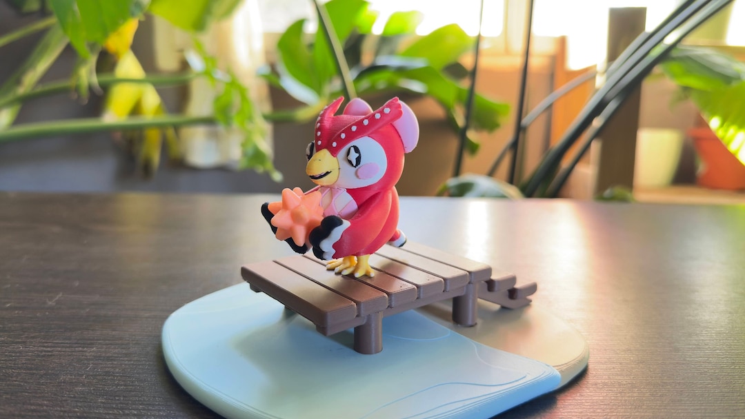 Celeste From Animal Crossing Figure With Glow-in-the-dark Star Beach ...