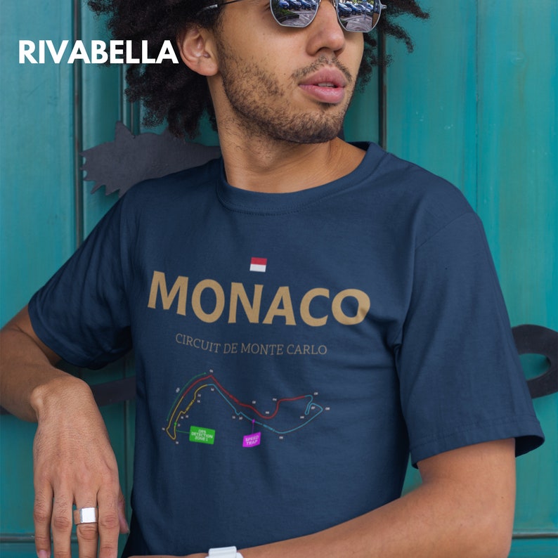Monte Carlo Circuit De Monaco T-shirt Formula One Monaco Grand Prix Tee F1 Gift Top Race Tee ...