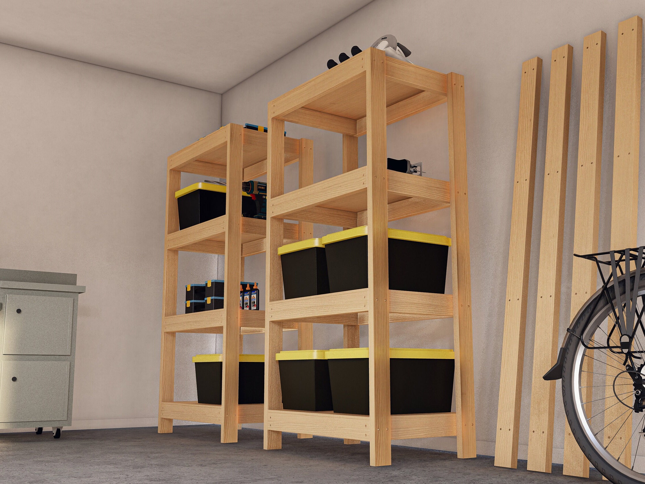 DIY Garage Shelf Plan, PDF Download Only - Etsy