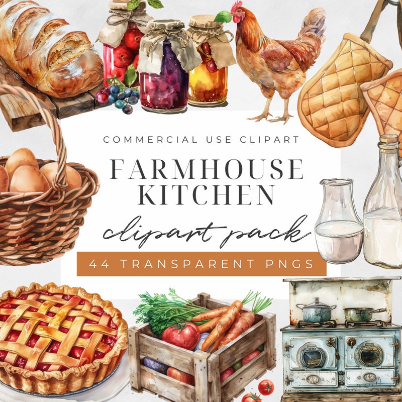 Kitchen Clipart - Etsy