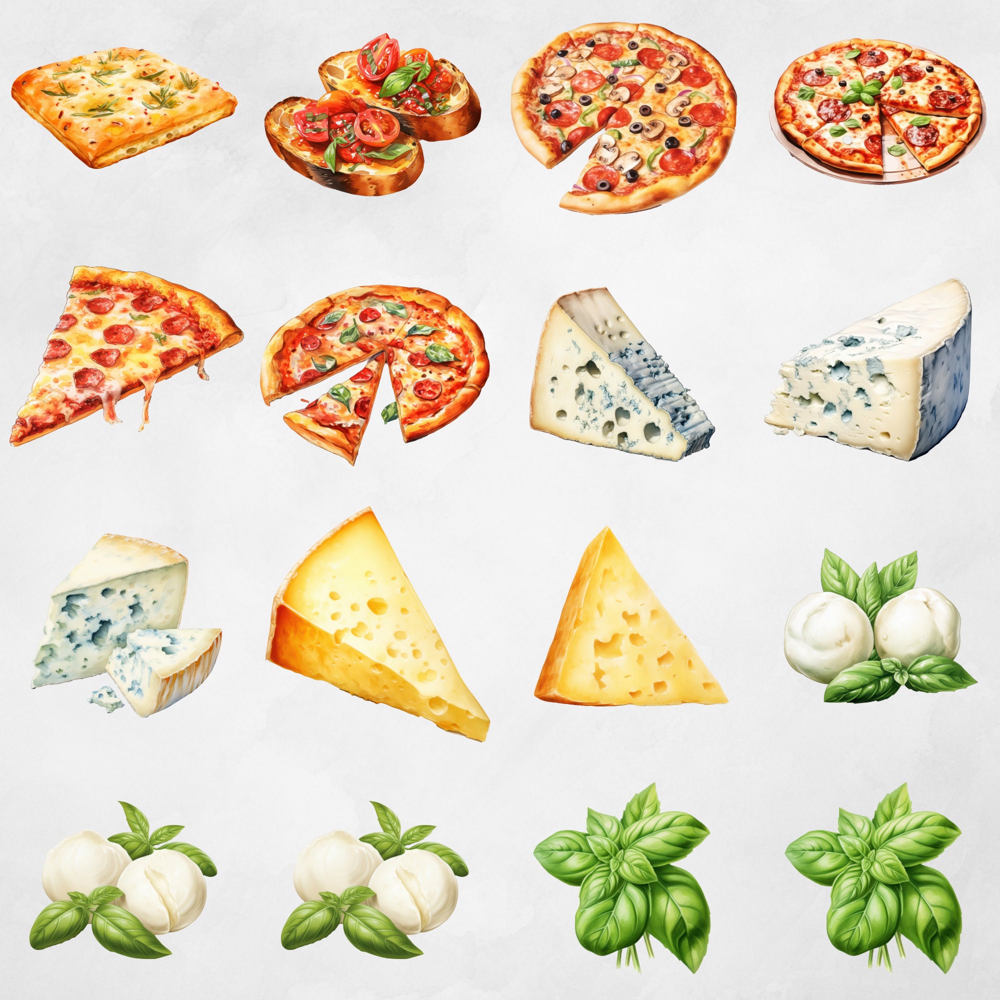 Watercolor Italian Food, Italian Food, Food Clipart, Spaghetti Clipart ...