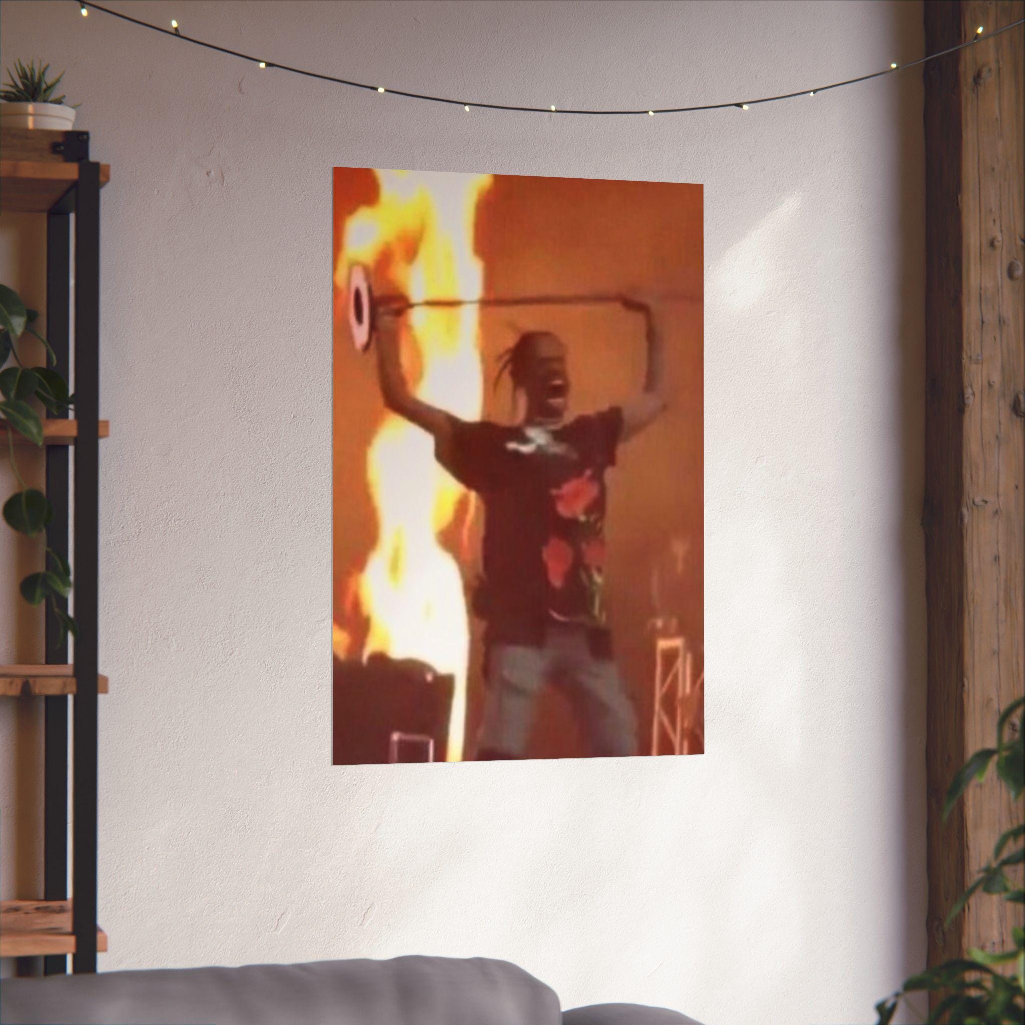 Travis Scott Rage Meme Sarcastic Poster Meme Travis Scott Meme Graphic ...