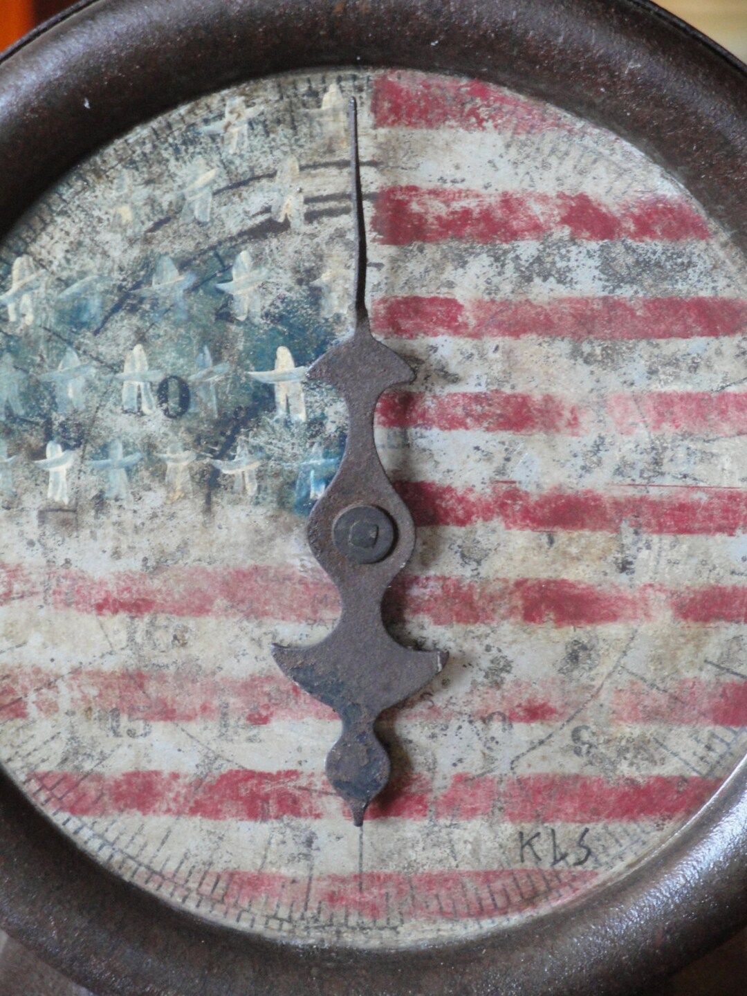 Americana Vintage Kitchen Scale Handpainted | Old Kitchen Scale ...