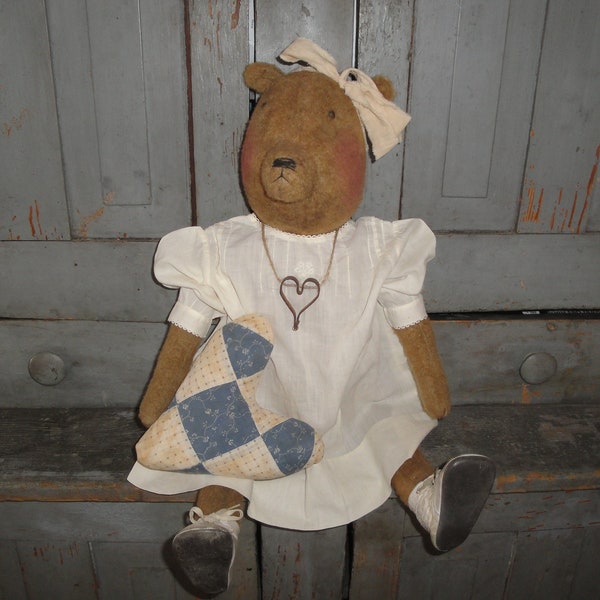 Primitive Bear - Etsy