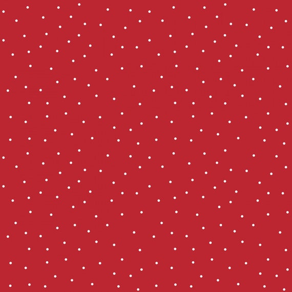 Maywood Studio Kimberbell Basics Red and White Scattered Small | Etsy
