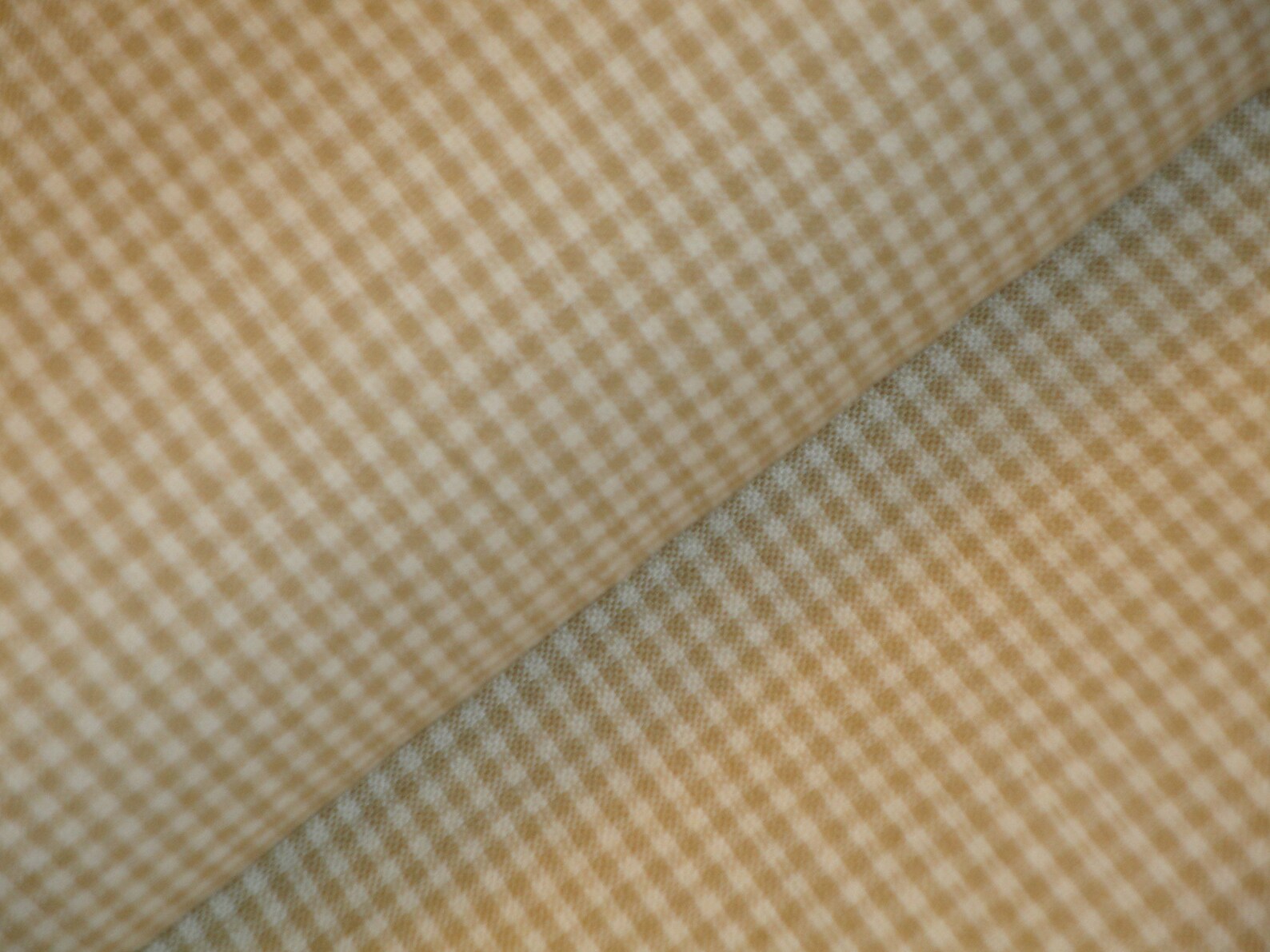 Check Fabric Wheat and Cream Small Check Homespun Fabric | Etsy