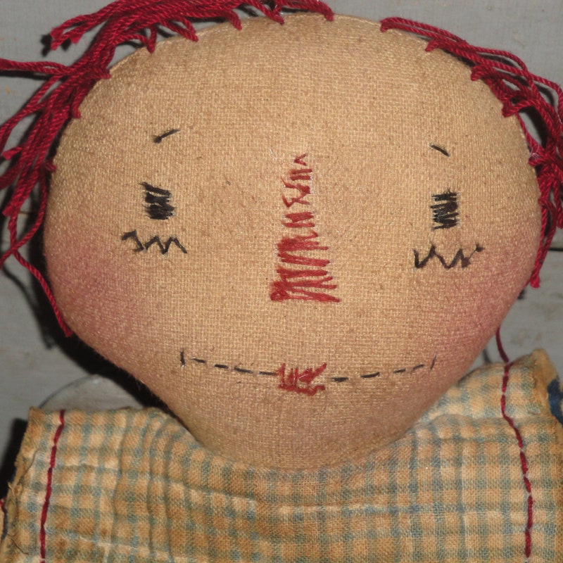 Primitive Cloth Doll - Etsy