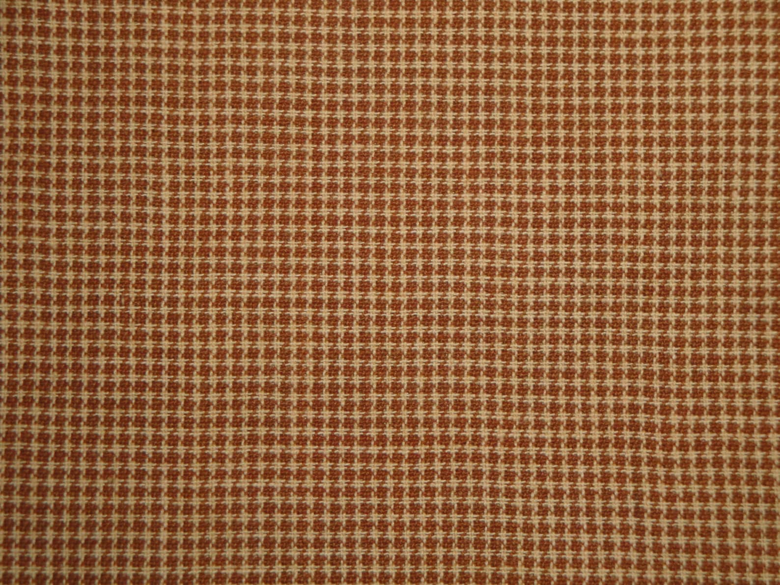 Cotton Homespun Fabric Khaki and Tan Fine Check | Primitive Fabric ...