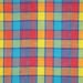 Woven Cotton Homespun Multi Color Plaid Fabric | Primitive Country ...