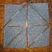 Old Blue Calico Quilt Scrap Antique Blue Calico Quilt Scrap Vintage ...