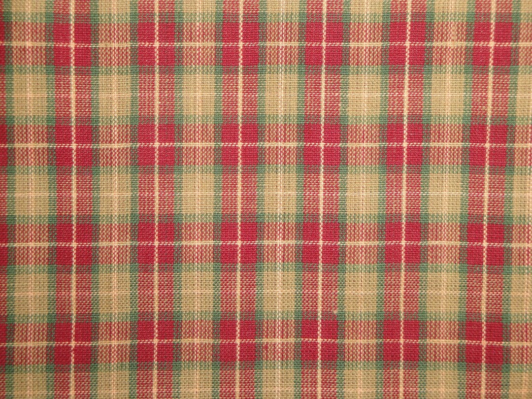 Homespun Material | Cotton Material | Plaid Material | Sewing Material ...