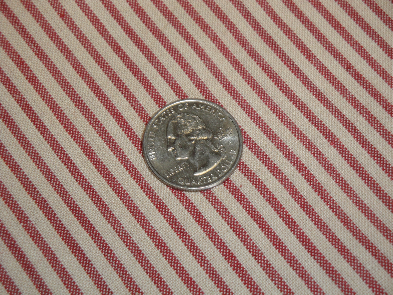 Diamond Textiles Americana Red Stripe Homespun Fabric | Apparel Quilt ...