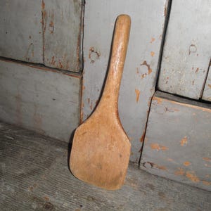 Old Vintage Antique Primitive Wood Paddle | Farmhouse Country Cabin ...
