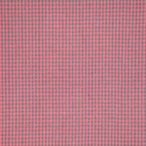Wine and Black Small Check Fabric | Woven Cotton Homespun Fabric | Rag ...