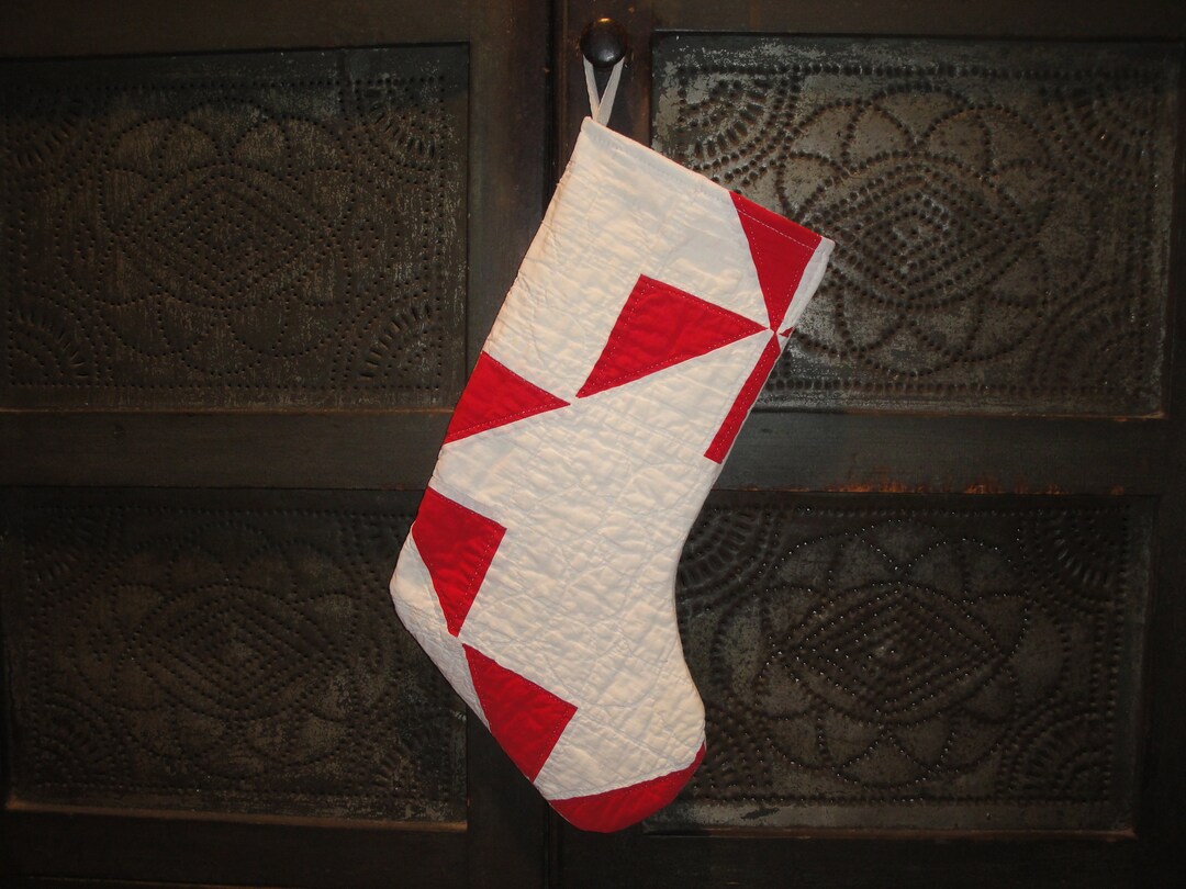 Primitive Vintage Antique Repurposed Red White Pinwheel Old - Etsy