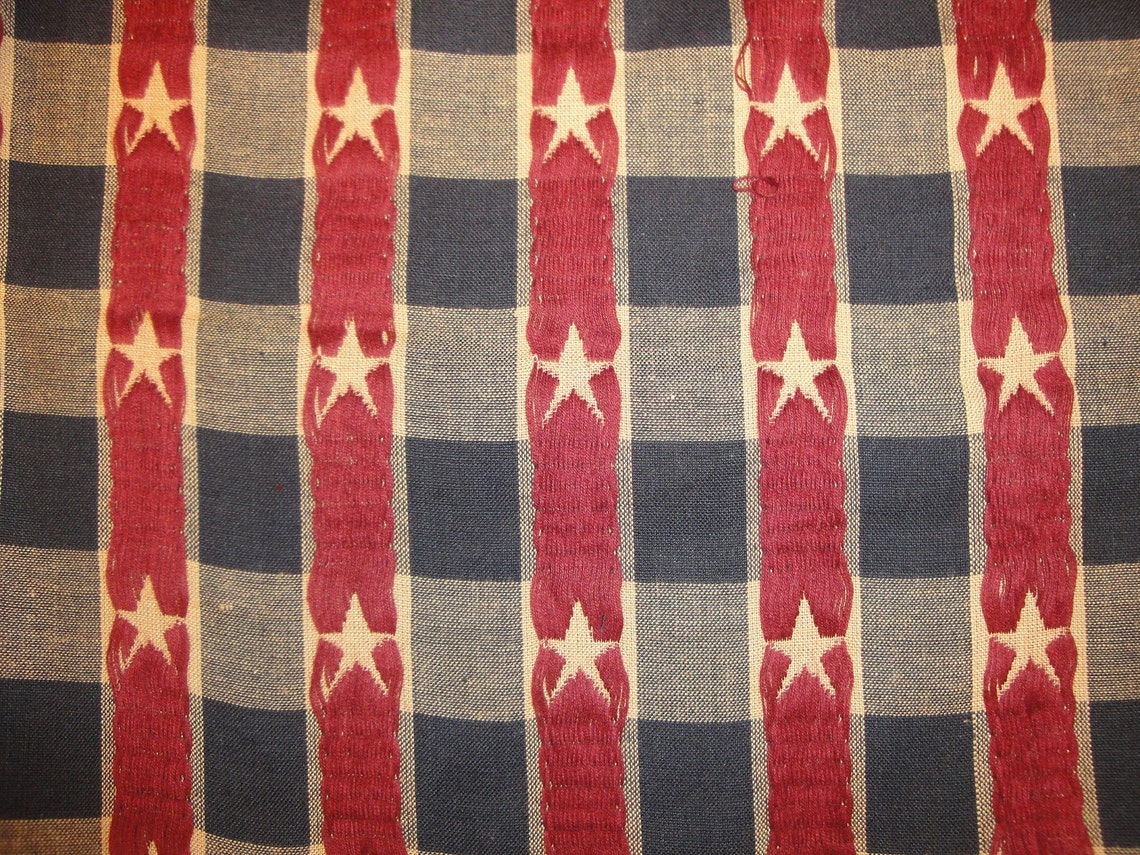 Star Material Old Glory Material Cotton Jacquard Material | Etsy