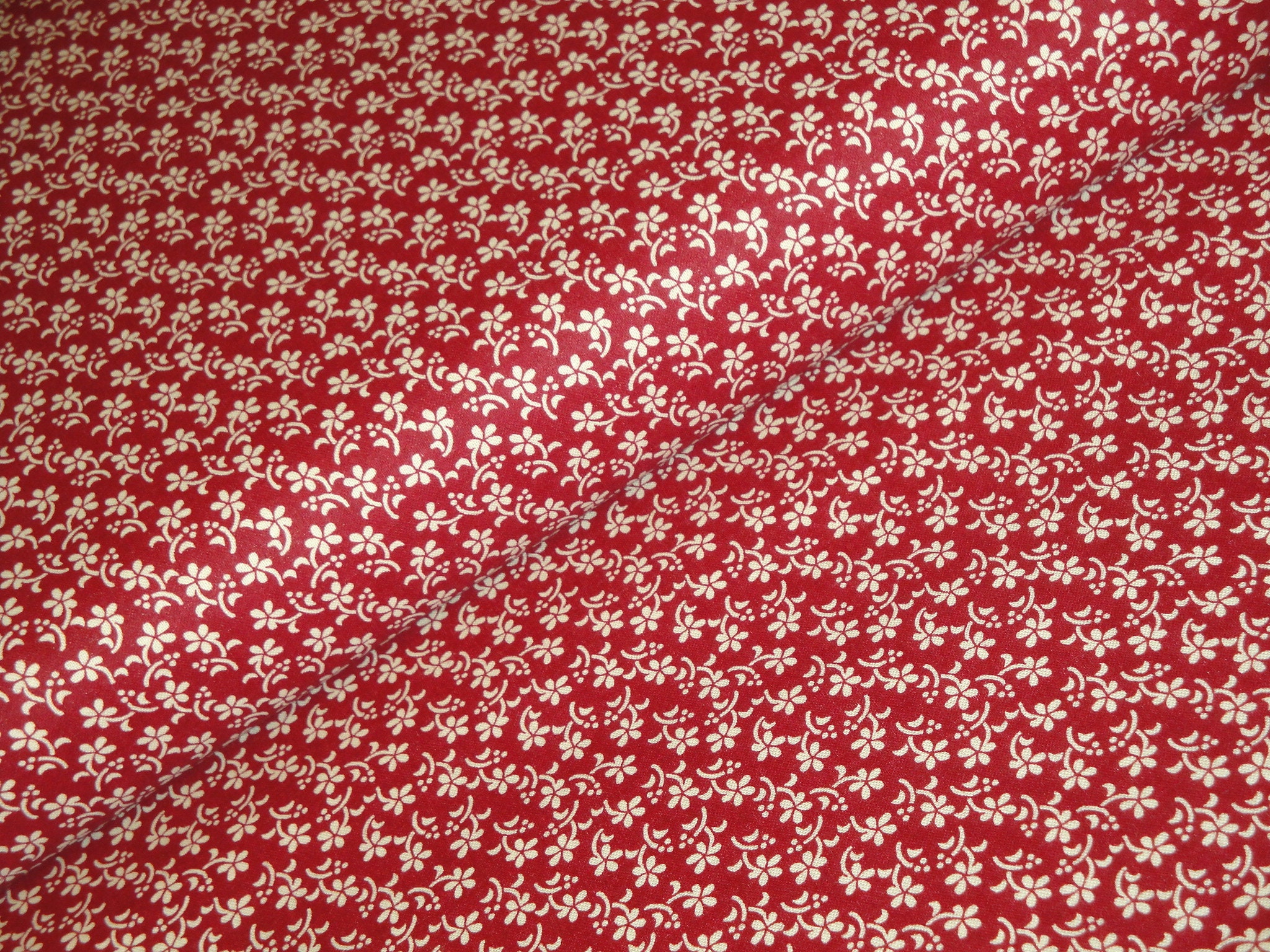 Remember When Civil War Reproduction Red Cotton Shirting | Etsy