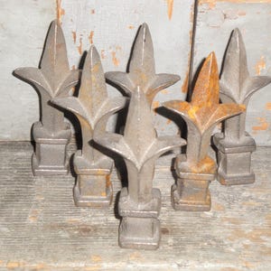 NEW Cast Iron Finials Primitive Rustic Country Cottage Farmhouse Fence ...
