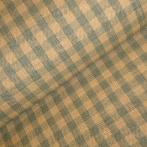 Sage Green Large Check Homespun Fabric | Cotton Quilt Apparel Home ...