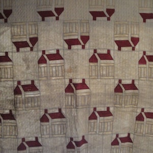 Antique Vintage Old Primitive School House Handmade Quilt - Etsy