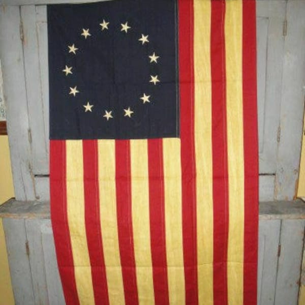 Primitive Flag - Etsy