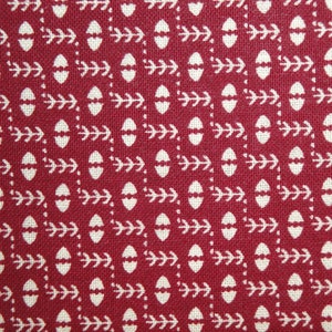 Remember When Civil War Reproduction Red Cotton Sewing Fabric With ...