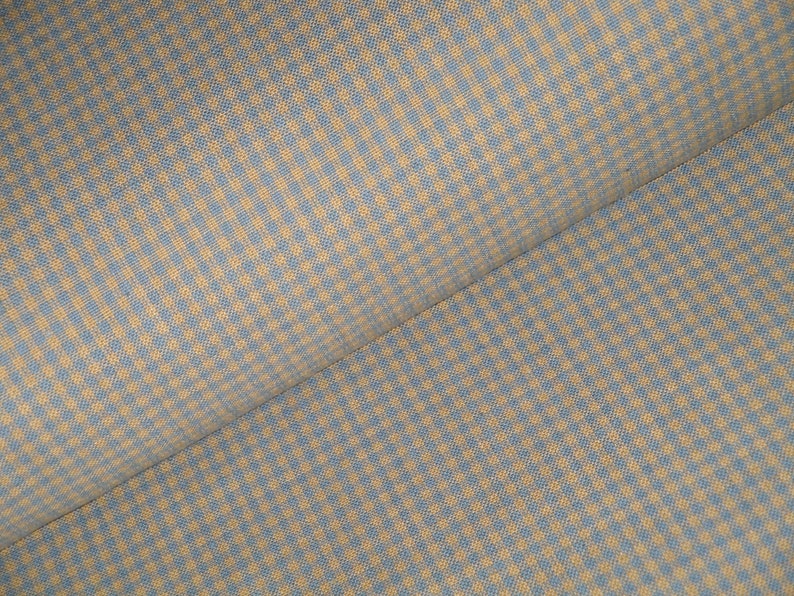 Country Blue Small Check Fabric FAT QUARTER Primitive Blue | Etsy
