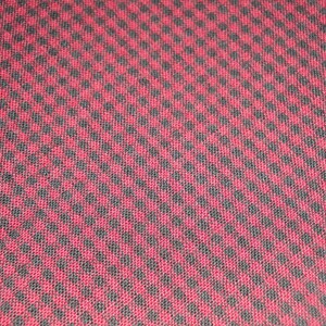 Wine and Black Small Check Fabric | Woven Cotton Homespun Fabric | Rag ...