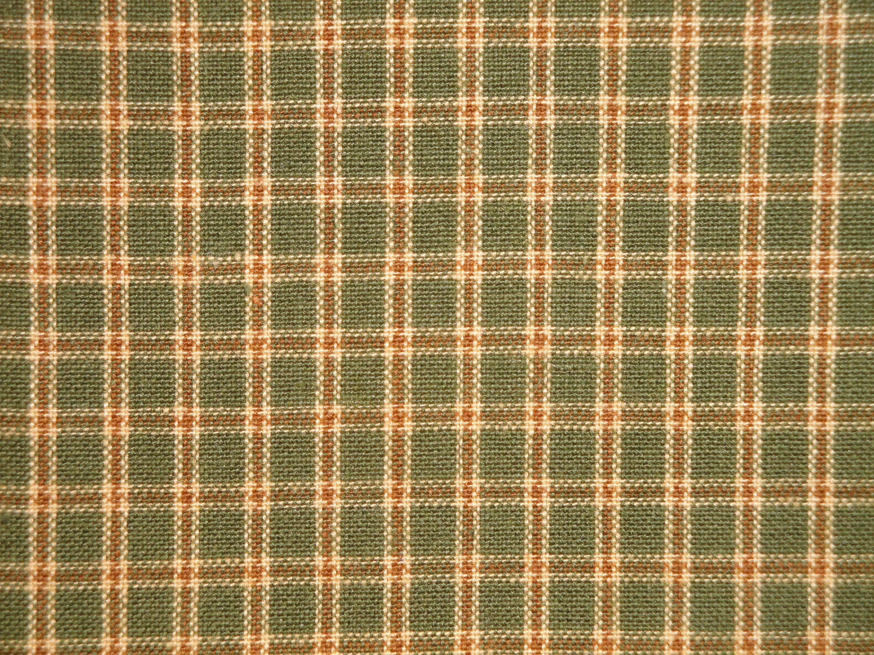 Sage Green White Wheat Plaid Homespun Fabric FAT QUARTER | Cotton ...