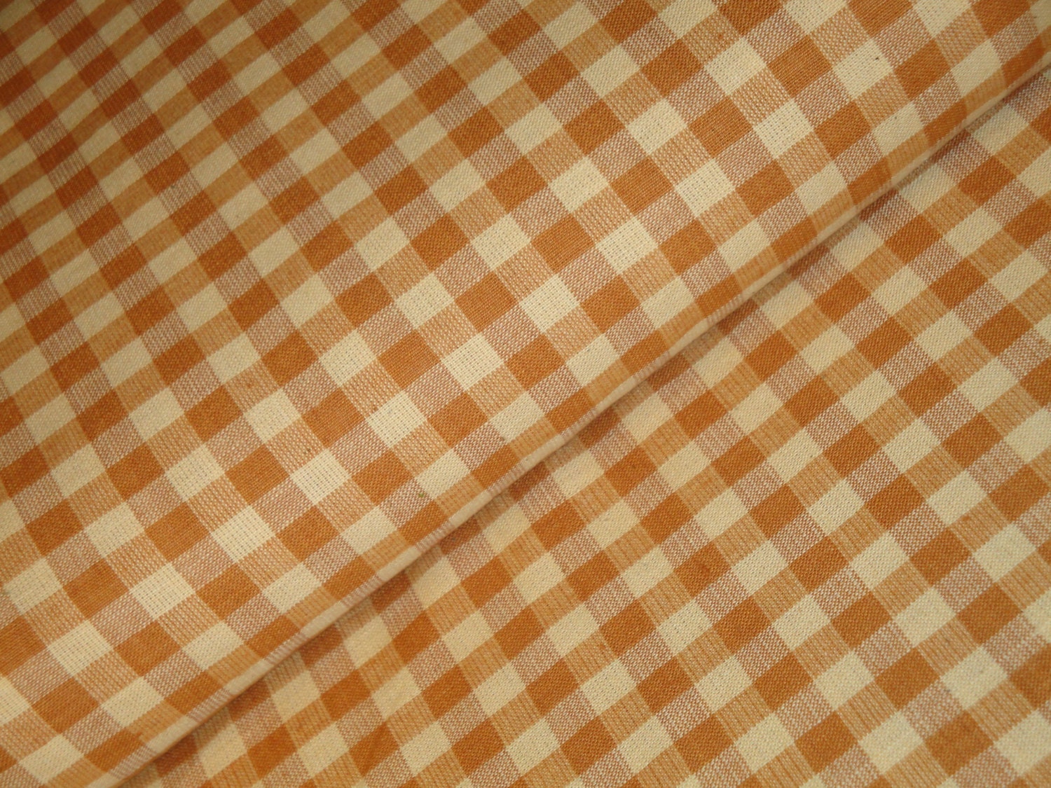 Cotton Homespun Material | Rag Quilt Material | Rustic Country Cabin ...