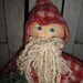 Primitive Handmade Cloth Santa Claus Fleece Coat Homespun Pants Wool ...