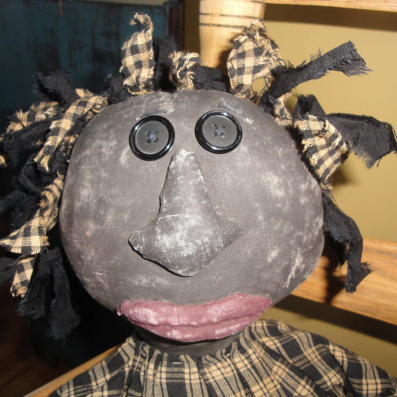 Primitive Black Dolls - Etsy
