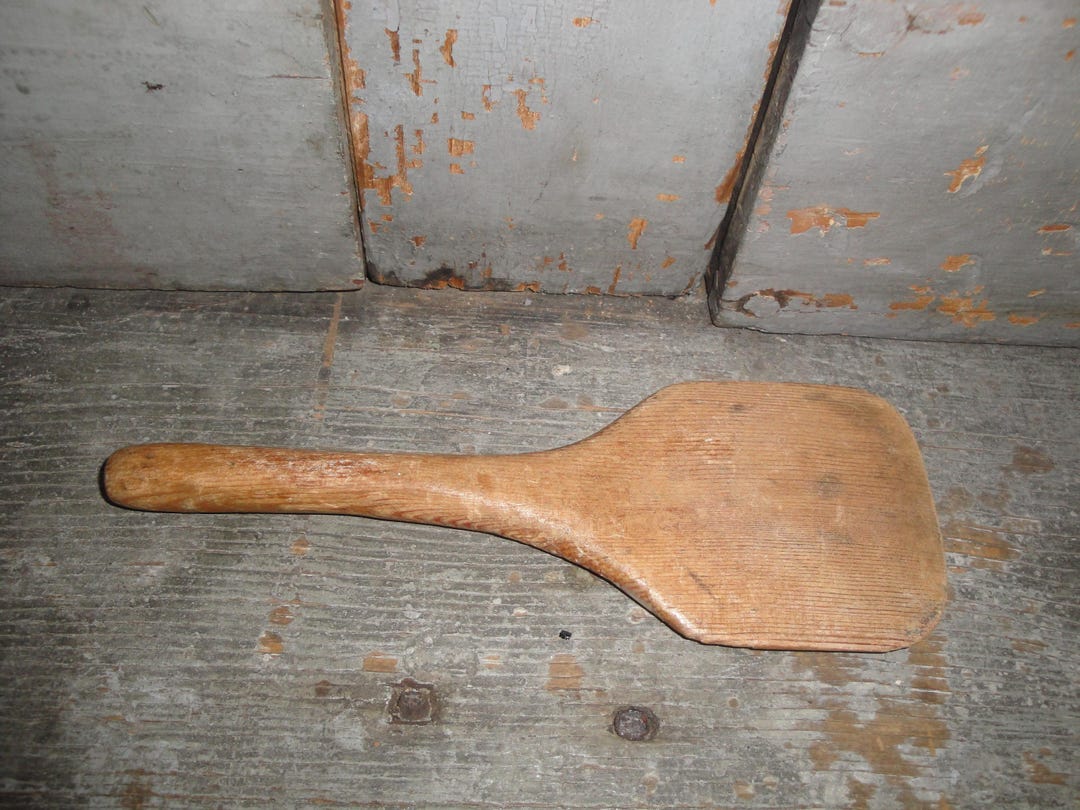 Old Vintage Antique Primitive Wood Paddle | Farmhouse Country Cabin ...