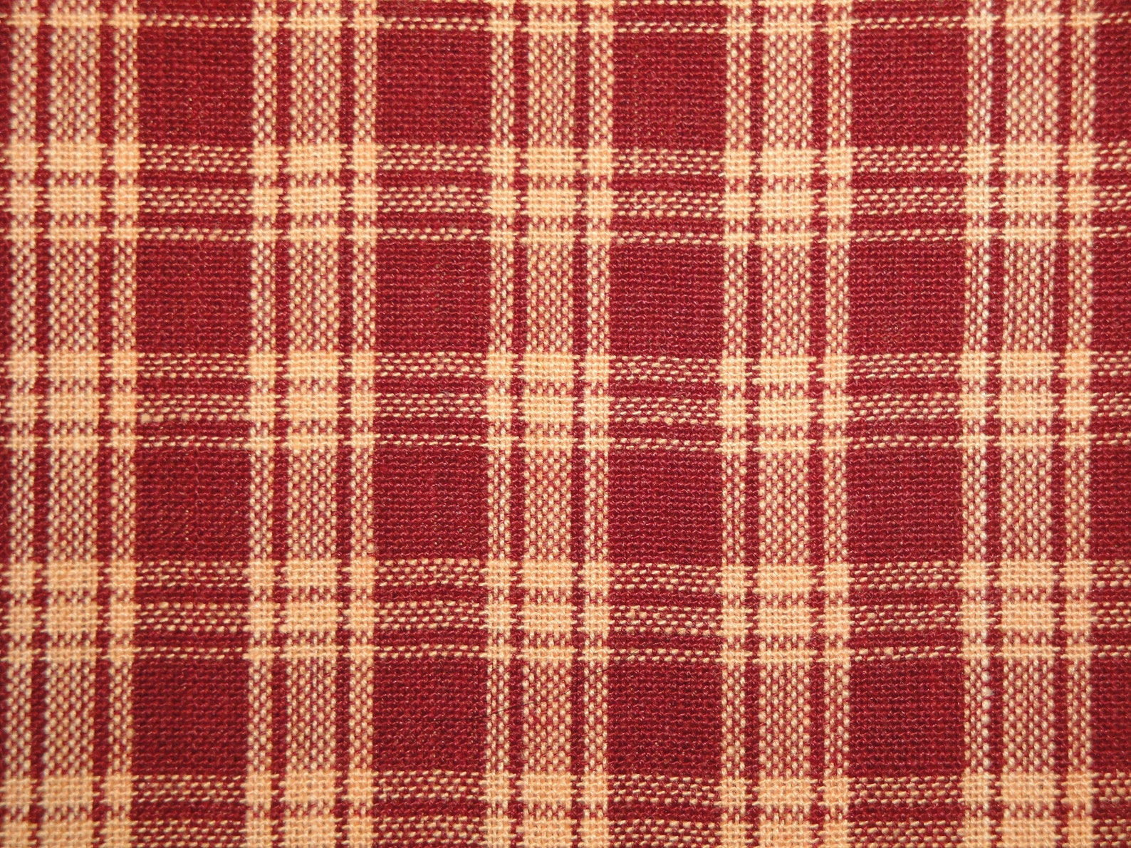 Primitive Plaid Woven Fabric Fat Quarter Basic Plaid Wine | Etsy
