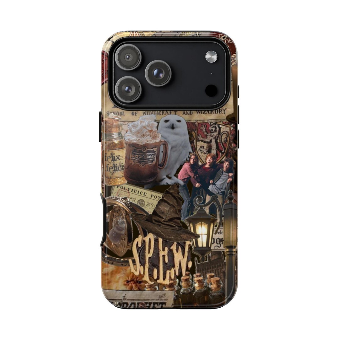 Wizard School Collage Phone Case | Magical Hogwarts-inspired Design - Etsy