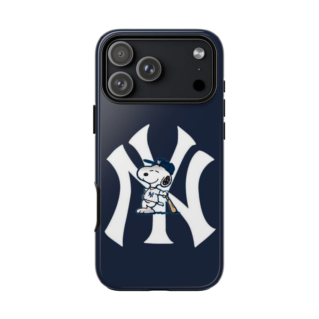 Snoopy Yankees Logo Phone Case | Tough Case, Baseball Team Design - Etsy
