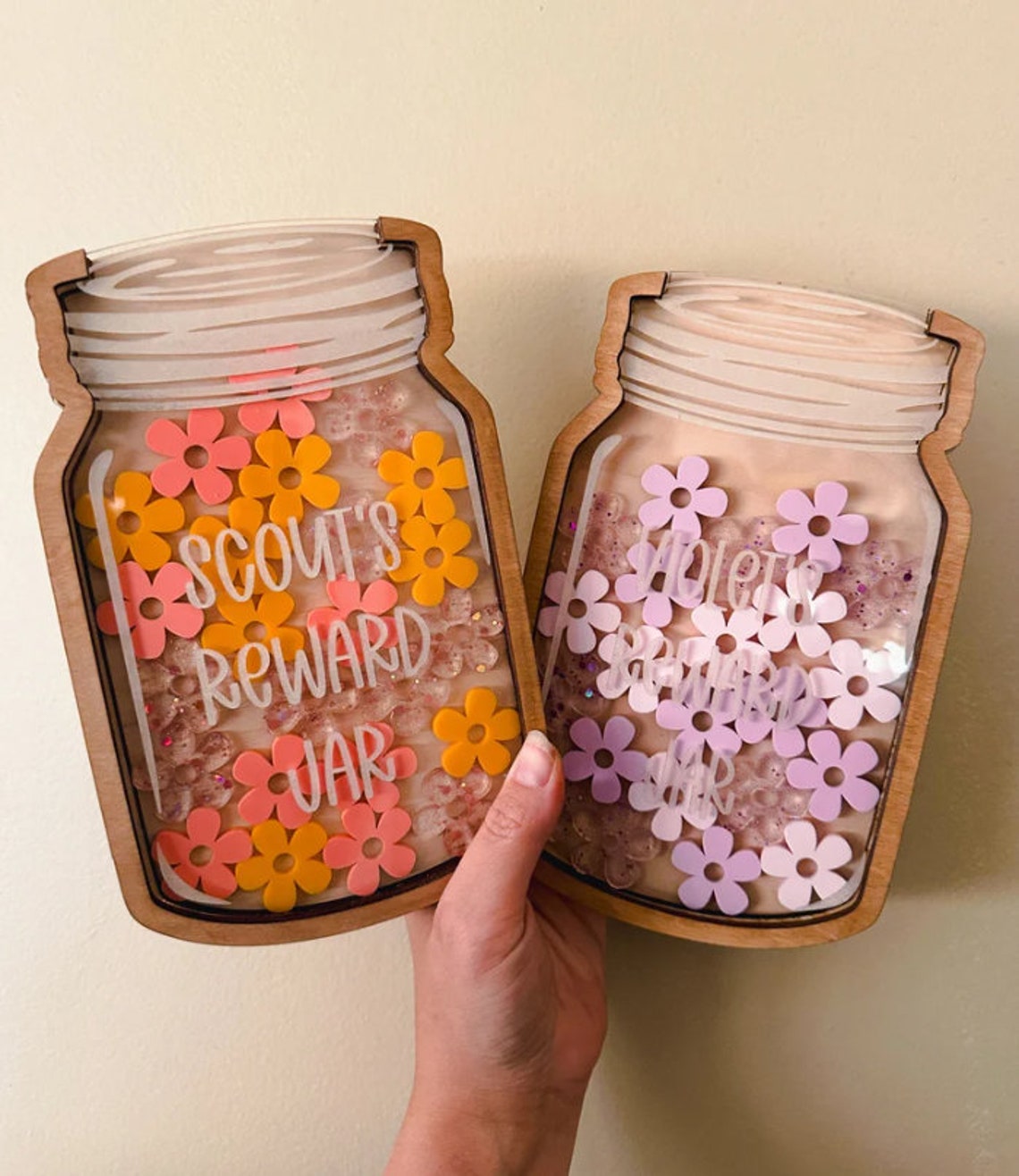 Custom Reward Jar With Tokens, Reward Jar for Kids, Reward System ...