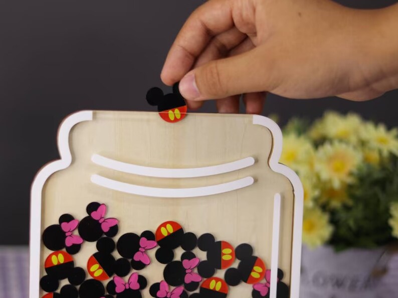 Custom Magnetic Reward Jar Classroom Behavior, Personalized Mouse ...