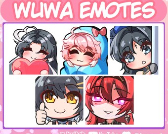 Wuthering Waves Rover EMOTE PACK for Twitch, Discord, Youtube Instant ...