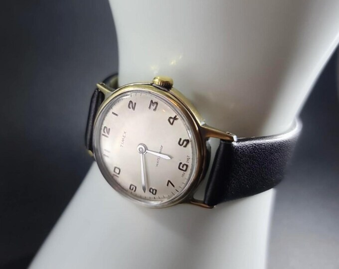 Timex Wind up Mechanical Analog Mens Watch - Etsy