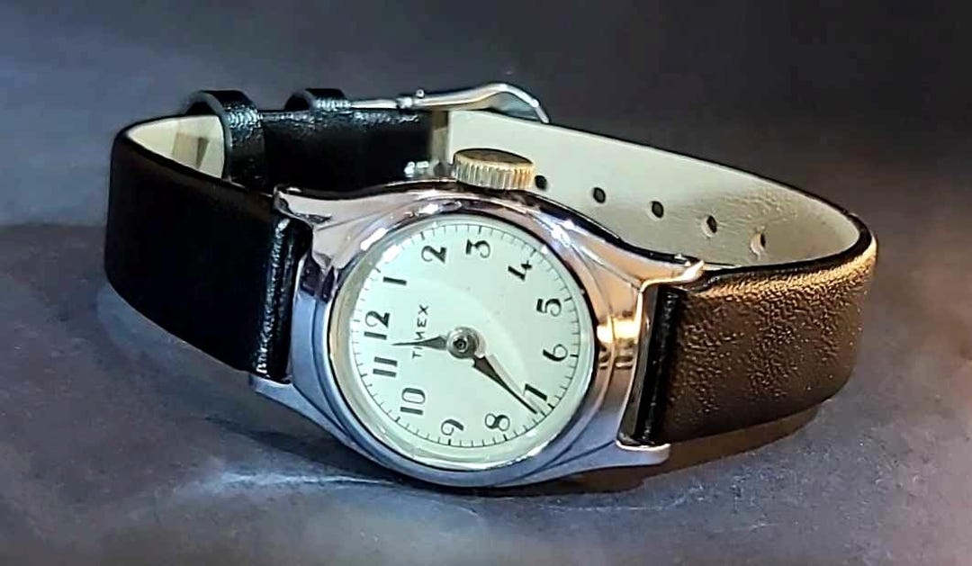Timex Wind up Mechanical Ladies Watch - Etsy