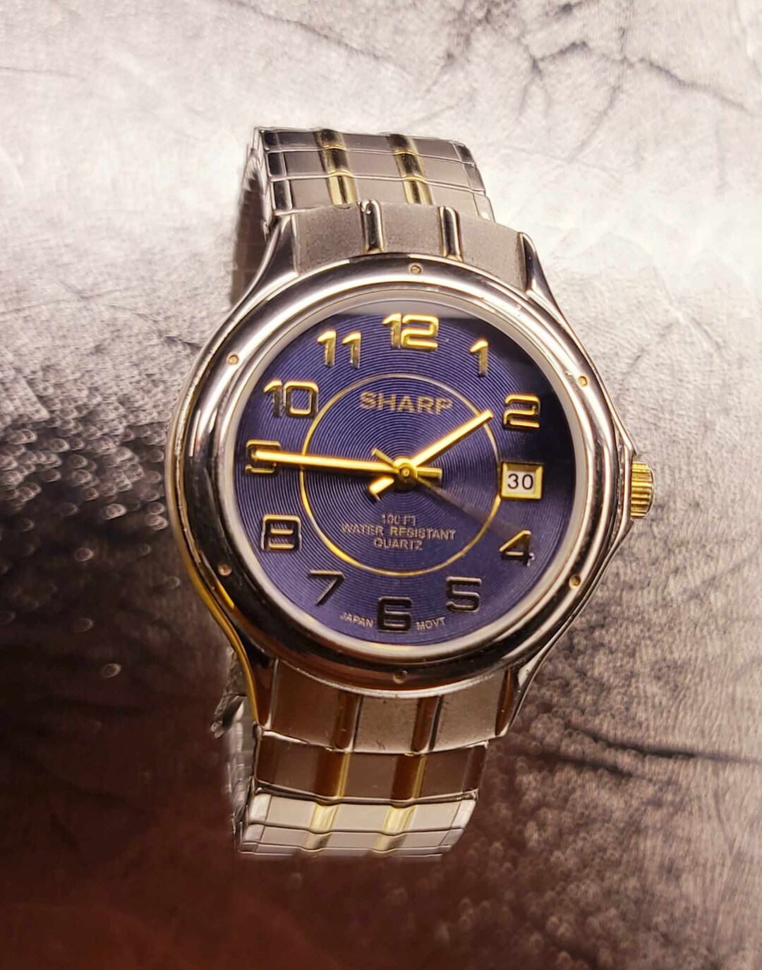 Sharp Mens Dress Watch With Expansion Band - Etsy