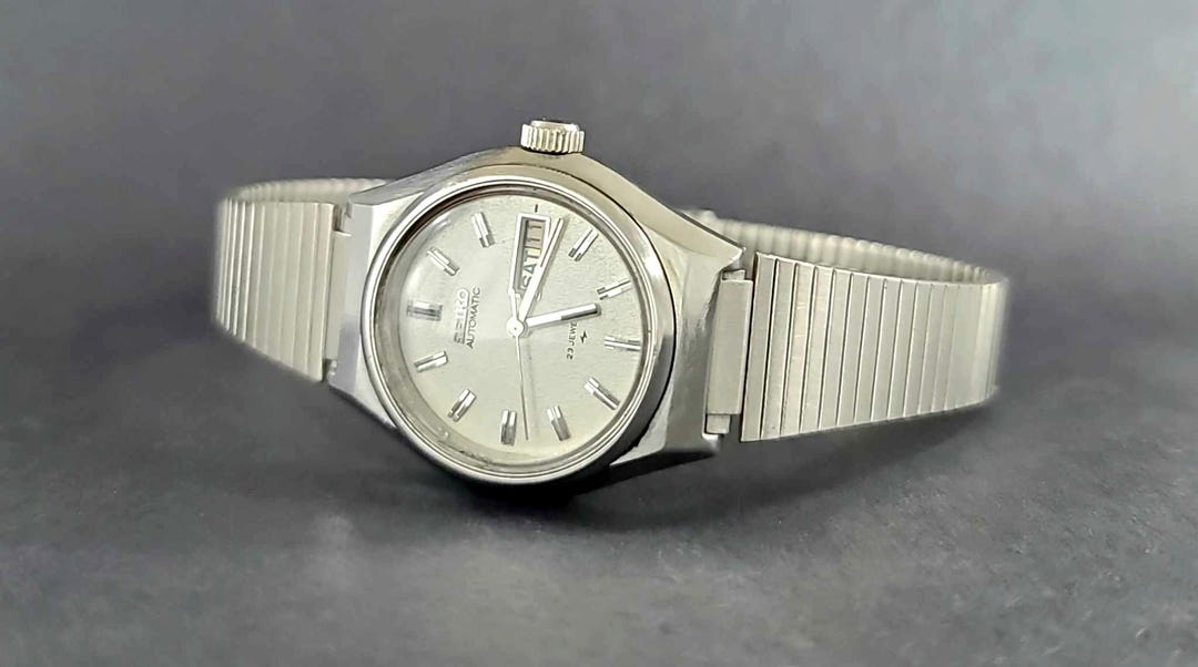 Seiko Ladies Automatic Watch With Date & Day Displays - Etsy